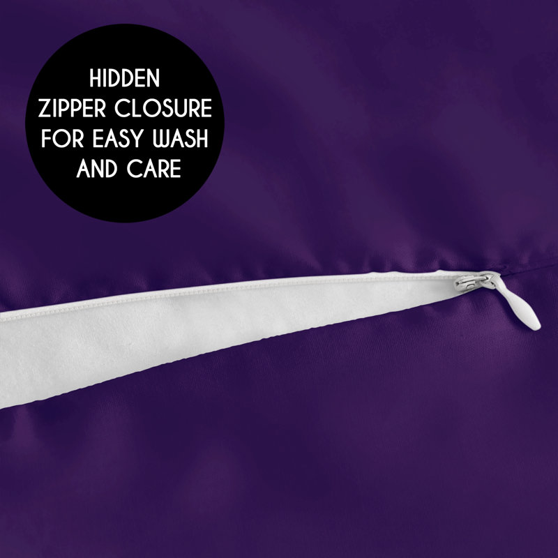 Sweet Jojo Designs Boho Floral Wildflower Plum Purple Queen Duvet Cover Bedding Set by Sweet ...